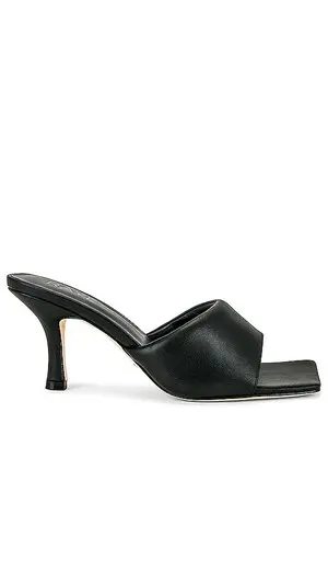 Raye Abie Square Toe Spool Heel Mules