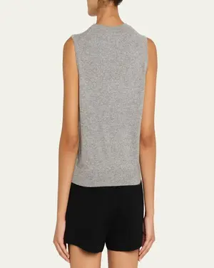 Theory Cashmere Knit Shell Top - Husky - Pg
