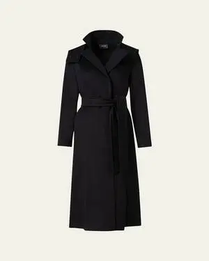 Akris Storm System Cashmere Tailored Coat