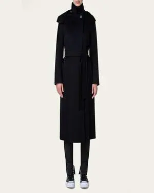 Akris Storm System Cashmere Tailored Coat
