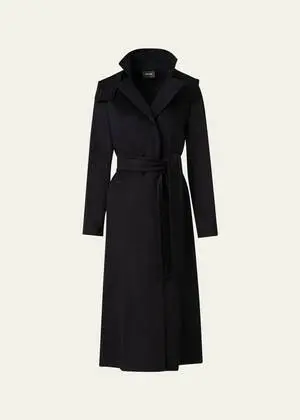 Akris Storm System Cashmere Tailored Coat