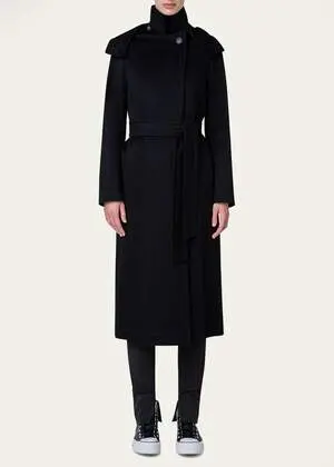 Akris Storm System Cashmere Tailored Coat