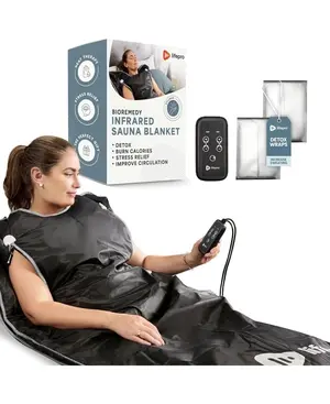 LIFEPRO Bioremedy Far Infrared Sauna Blanket - Black
