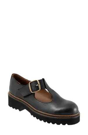 BUENO Abigail Mary Jane Loafer - Black