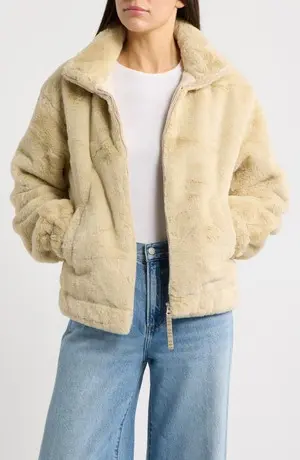 UGG Faux Fur Jacket - Spelt