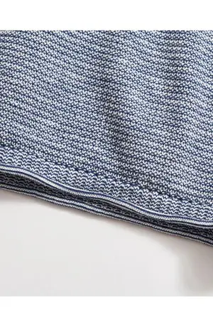 Billy Reid Tuck Stripe Crewneck Sweater - Dark Denim