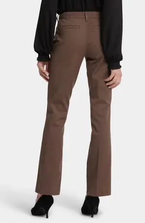 NYDJ Barbara Stretch Twill Bootcut Pants - Dark Wood