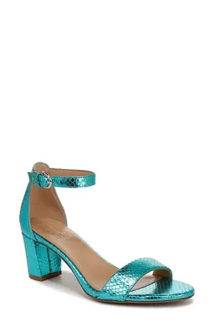 Naturalizer Naturalizer Vera Glitz Ankle Strap Sandal Teal