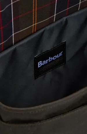 Barbour Field Water Resistant Waxed Cotton Messenger Bag