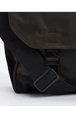 Barbour Field Water Resistant Waxed Cotton Messenger Bag