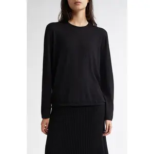 Johnstons Of Elgin Cashmere Crewneck Sweater - Black