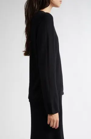 Johnstons Of Elgin Cashmere Crewneck Sweater - Black