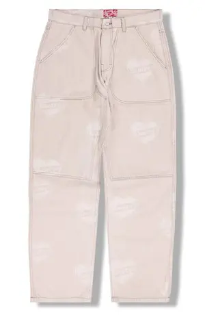 PLEASURES X Shorty's Heart Ultra Loose Fit Work Pants