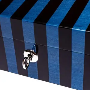 RAPPORT LONDON Labyrinth Ten Watch Box - Blue
