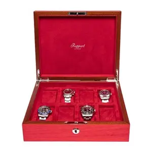 RAPPORT LONDON Rapport London Heritage Eight Watch Box Red