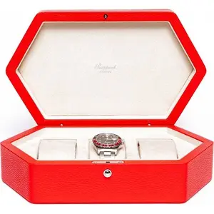 RAPPORT LONDON Portobello Three Watch Box - Red