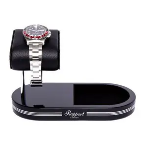 RAPPORT LONDON Watch Stand With Tray - Black