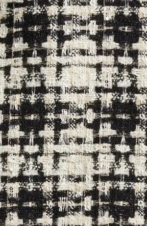 St. John Metallic Wool-blend Tweed Jacket