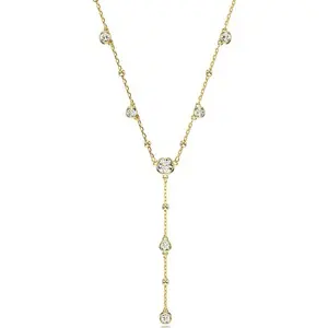 SWAROVSKI Imber Crystal Station Y-necklace - Gold