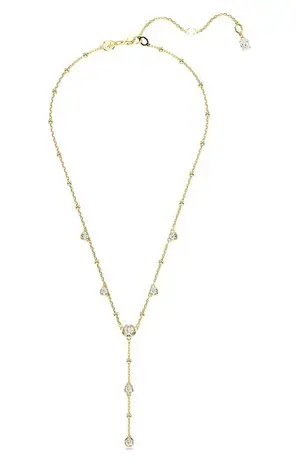 SWAROVSKI Imber Crystal Station Y-necklace - Gold