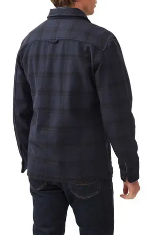 Rodd & Gunn Wadestown Windowpane Check Cotton Twill Button-up Shirt Jacket