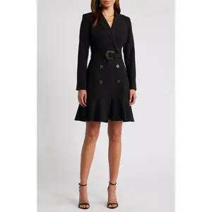 black long sleeve dress with bow Have Faith Off-Shoulder Bow Sleeve Maxi Dress Black
