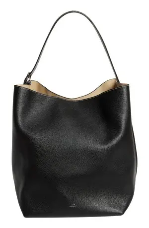 TOTEME Leather Tote - Black