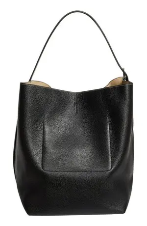 TOTEME Leather Tote - Black
