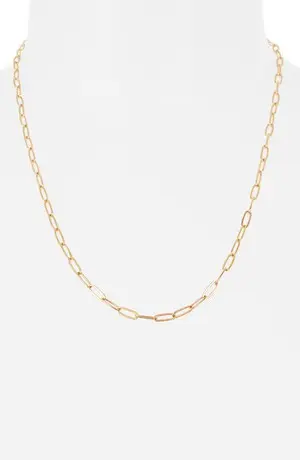 Anzie Paper Clip Chain Necklace