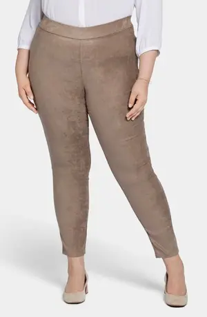 NYDJ Suede Leggings - Saddlewood