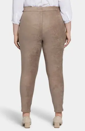 NYDJ Suede Leggings - Saddlewood