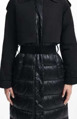 Desigual Estocolmo Layered Puffer Coat
