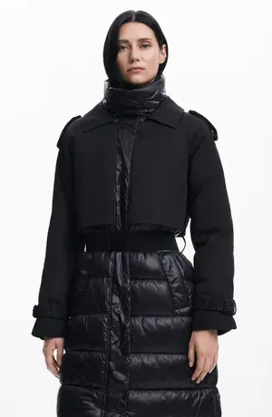 Desigual Estocolmo Layered Puffer Coat