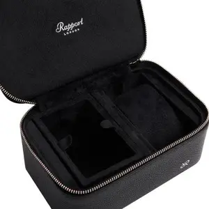 RAPPORT LONDON Tuxedo Watch Zip Case - Black