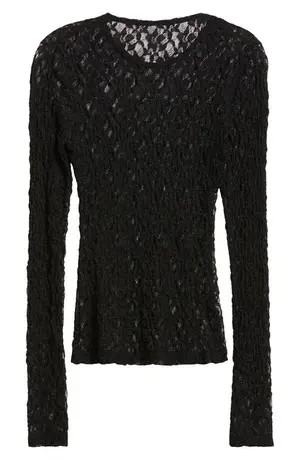 FRAME Floral Lace Top
