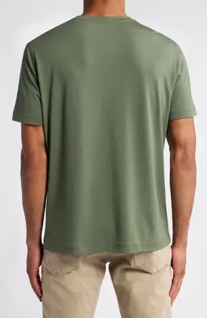 Mizzen+main Knox Performance T-shirt - Olive Solid