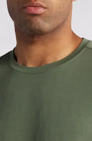 Mizzen+main Knox Performance T-shirt - Olive Solid
