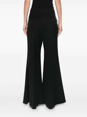 Victoria Beckham Kick Trousers - Black