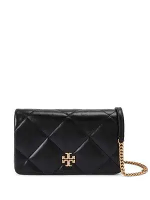 Tory Burch Kira Pavé Diamond-quilted Wallet-on-chain