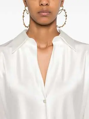 Vince Satin Shirt - White