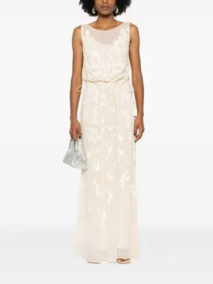 Max Mara Jazz Sequin-embellished Maxi Dress