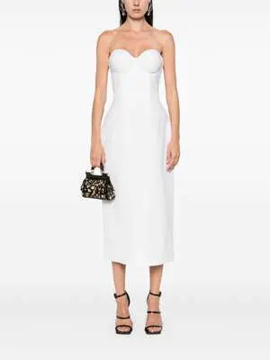 Giuseppe Di Morabito Strapless Midi Dress