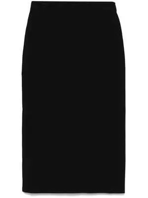 THE ROW Hodette Midi Skirt - Black