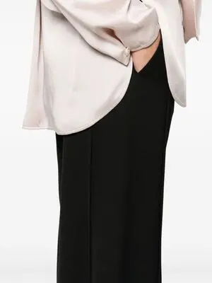 Victoria Beckham Satin-trim Trousers