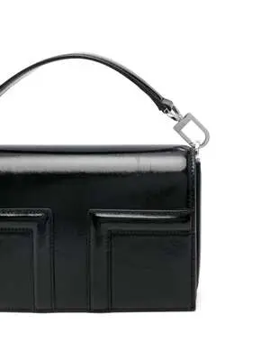 TOTEME T-flap Naplack-leather Mini Bag - Black