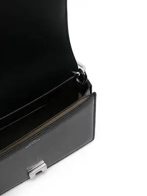 TOTEME T-flap Naplack-leather Mini Bag - Black