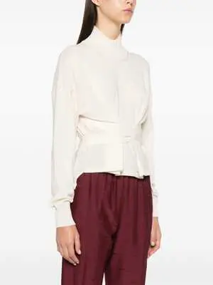 Iceberg Tie-waist Virgin Wool Sweater