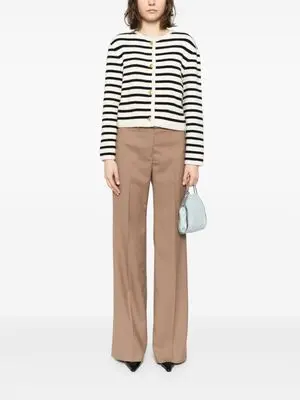 Paul Smith Pressed-crease Wool Trousers