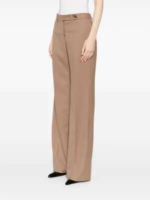 Paul Smith Pressed-crease Wool Trousers