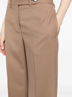 Paul Smith Pressed-crease Wool Trousers